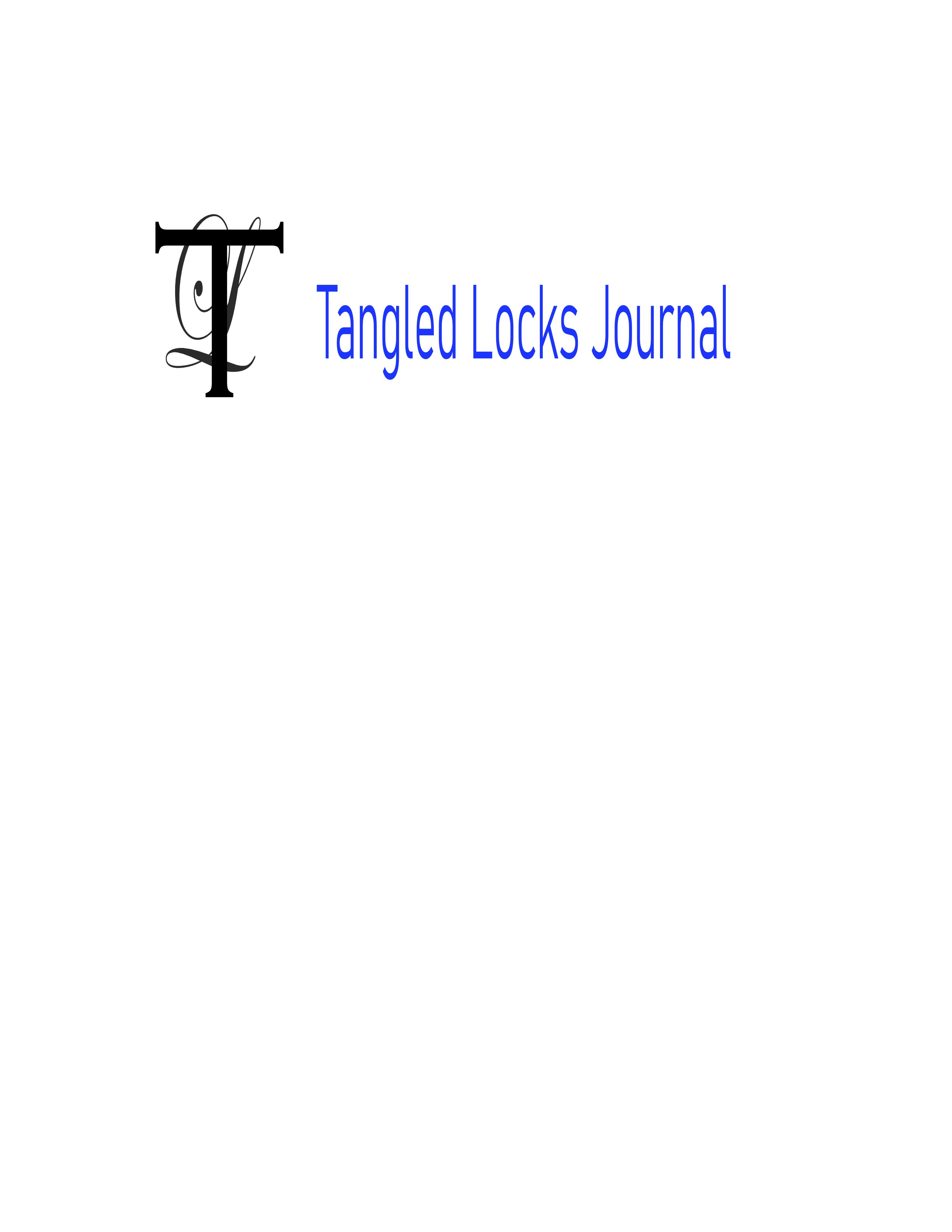 Tangled Locks LogoTEXT – Tangled Locks Journal